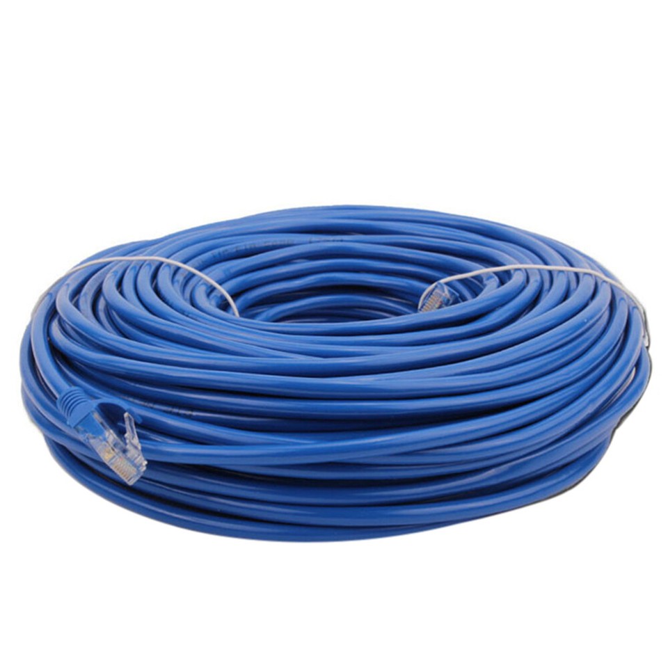 30M Long Practical Cord Cable Network for PC Modem Router (Blue) | eBay