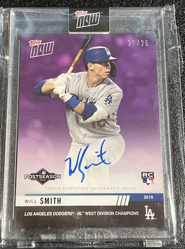 Will Smith 2019 Topps Now Purple RC Auto #’d /25 Autograph Rookie ...