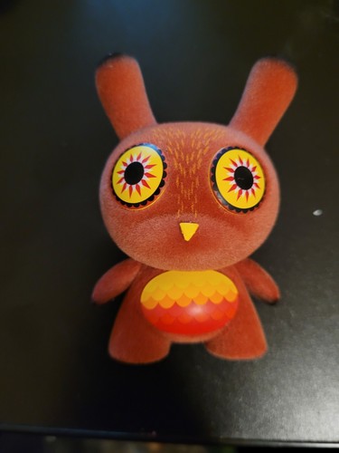 Kidrobot Dunny Red Dievas Owl CHASE Nathan Jurevicius Sideshow 2013 ...
