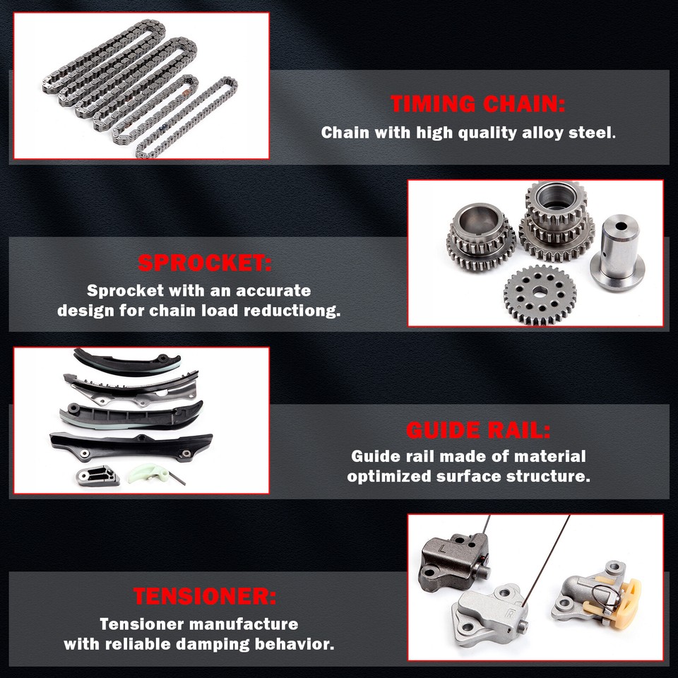 Timing Chain Kit for 11-15 Chrysler 300 Grand Cherokee Wrangler ...