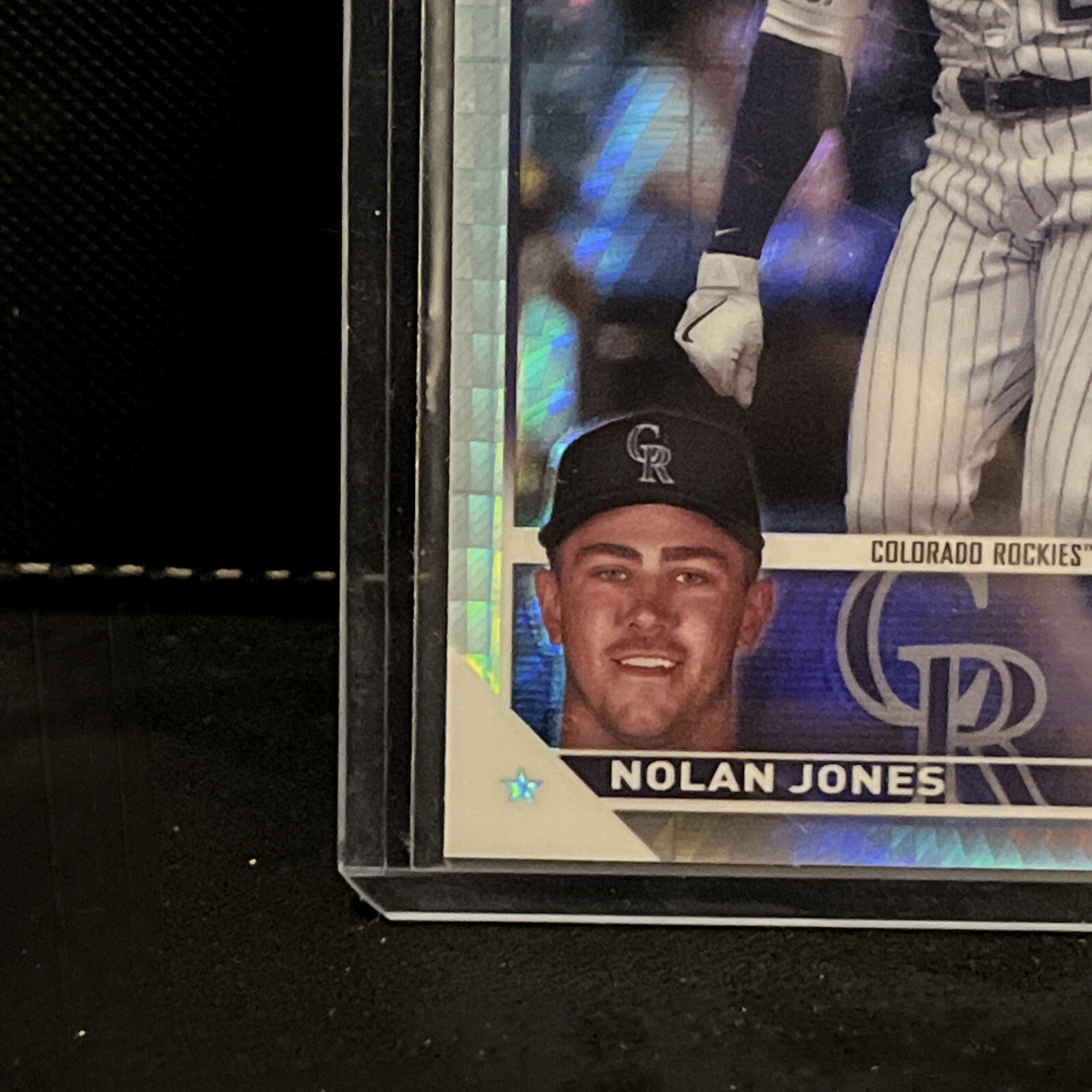 Nolan Jones Topps Chrome Baseball 2023 Rookie Card Prizm - Update ...