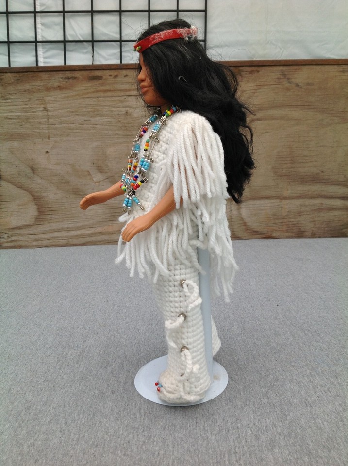 Fibre Craft 15" Native American Chief & Princess Dolls with Stands | eBay