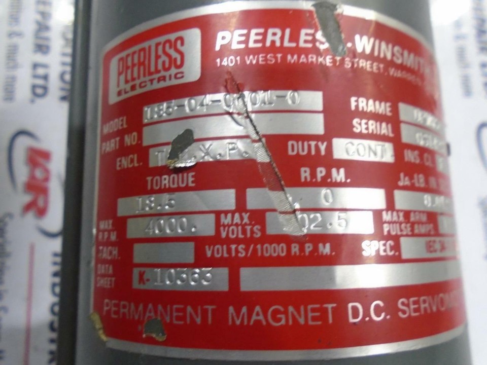 PEERLESS WINSMITH MOTOR 185-0401-0001-04 | eBay