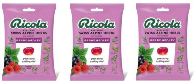 Ricola Bag of Berry Medley Cough Drops 19 Wrapped drops (3 Pack) | eBay ...