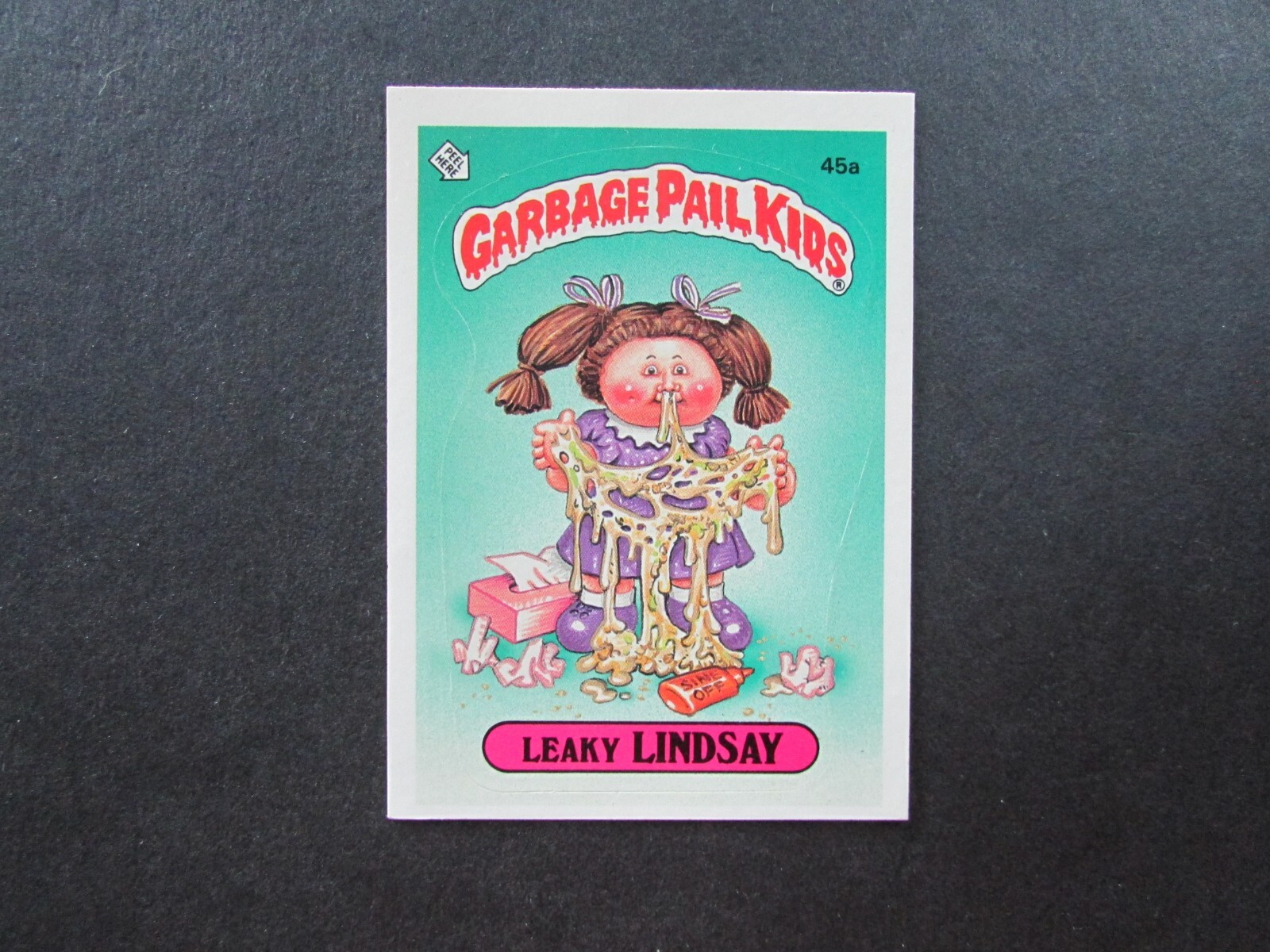 1985 Topps Garbage Pail Kids 2nd Series 2 Matte Back Card #45a Leaky ...