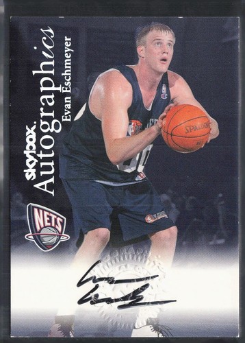 1999-00 SkyBox Premium Evan Eschmeyer Autographics New Jersey Nets Auto ...