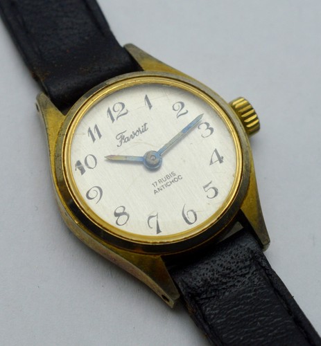 VINTAGE FAVORIT 17 JEWELS ANTICHOC MECHANICAL LADIES WATCH | eBay