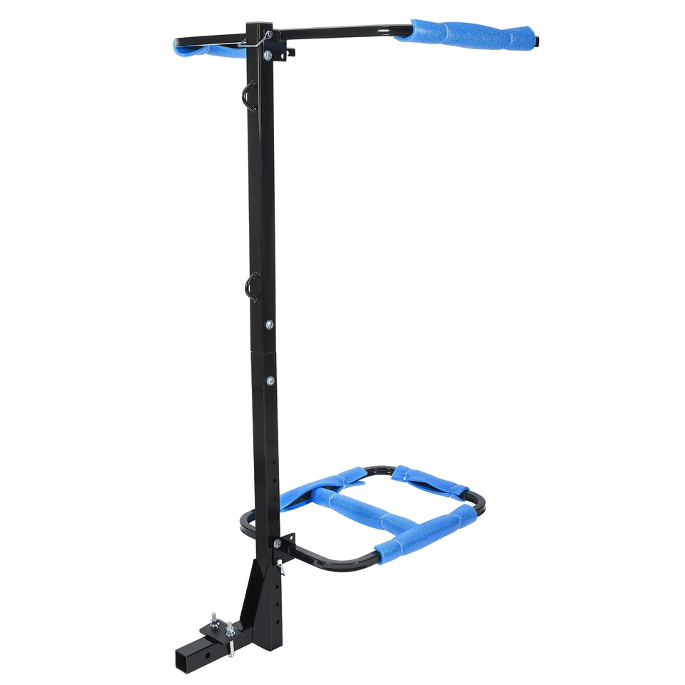 RV Kayak Rack Hitch Mount Standing Kayak Carrier Fit up to 12'' Kayaks ...