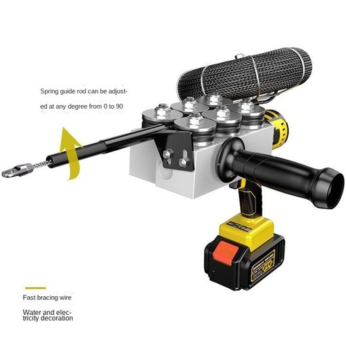 Threading Machine Automatic Electrician Steel Wire Concealed Wire Pull ...