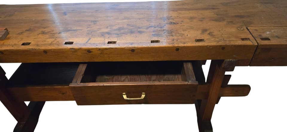Vintage 1800s Custom American Carpenters Workbench - SIMPLY GORGEOUS ...