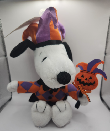 Hallmark Peanuts Snoopy Halloween Jester Mini Stuffed Plush Dog 9" NWT ...