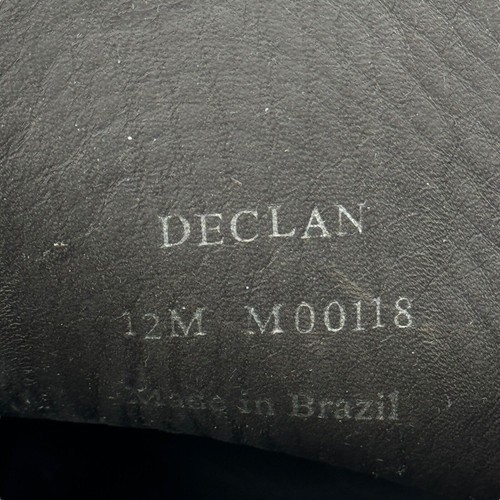 Helm Men's Declan Chukka Boots Natural Leather Black Sz 12 M Lace Up ...