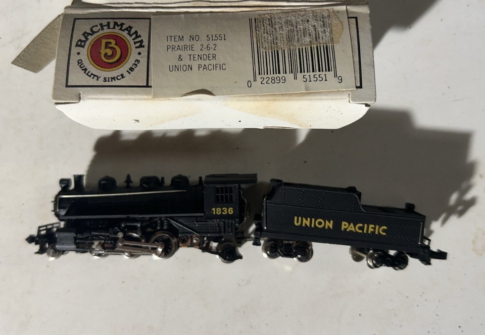 Bachmann N Scale 51551 Prairie 2-6-2 & Tender UP | eBay