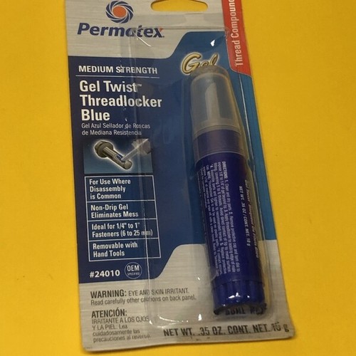 Permatex 24010 Thread Locker Medium strength Blue 10 ML Gel | eBay ...