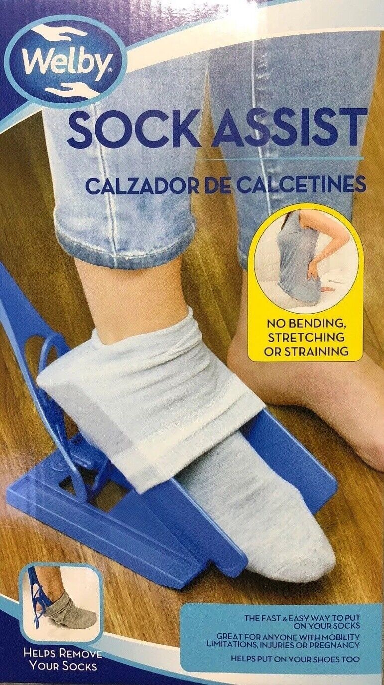 Sock Assist Easy On and Off Sock Dressing Mobility Helper Seen On TV ...