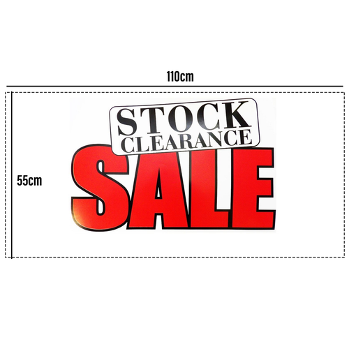 STOCK CLEARANCE SALE Poster Window Display Sign | eBay UK