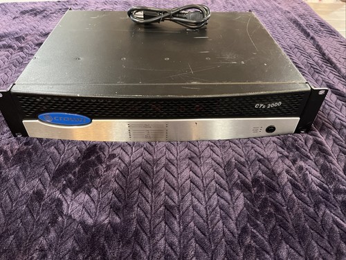 Crown CTS 2000 Professional Commercial Power Amplifier 1200W ...