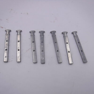 7 Pack Die Cast T Shaped Pivot Bar, 2 Hole for Window Sash Abilty to ...
