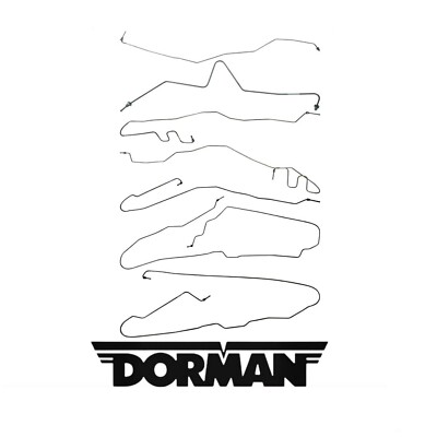 Dorman Stainless Steel Brake Line Kit for 03-07 Ext Cab Silverado ...
