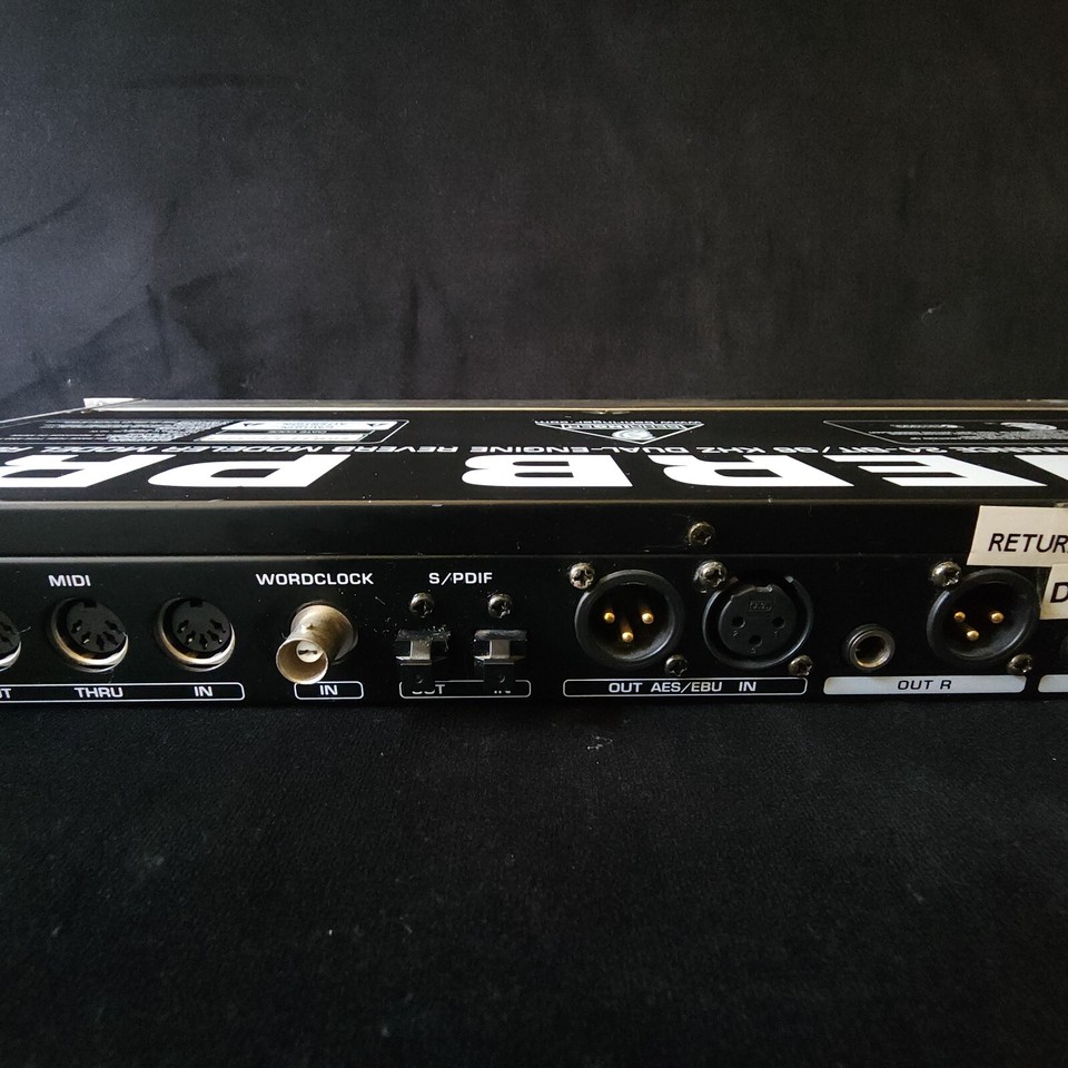 Silver Professional Studio Behringer V-VERB PRO REV2496 Effects Rack ...