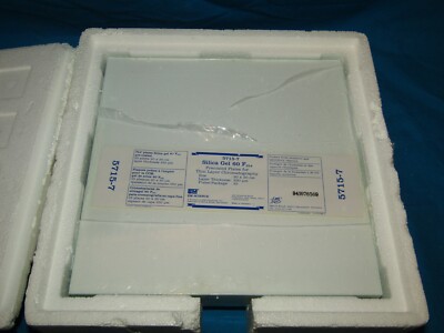 Case of 25 EM Science Silica Gel 60 F Precoast Plates 20x20 cm 5715-7 ...