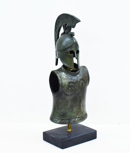 Greek Spartan Corinthian small Helmet Armor Bronze set Hoplite soldier ...