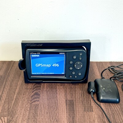 Garmin GPSmap 496 GPS With New Battery And US Aviation Database | eBay