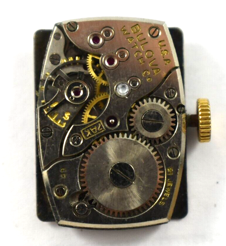 Vintage Bulova Manual Wind 21J 7AK Wrist Watch Movement lot.fi | eBay