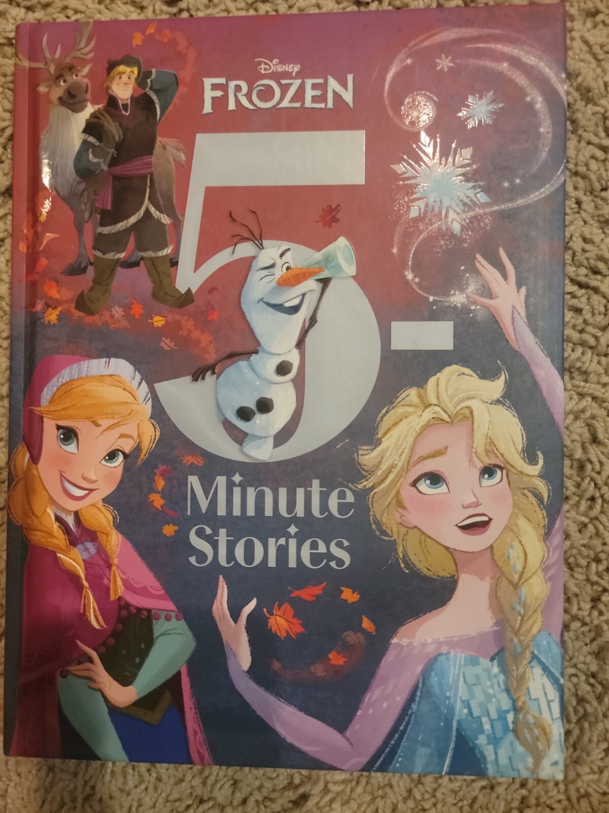 Disney Frozen 5-Minute Bedtime Stories Arendelle Anna Elsa Kristoff ...