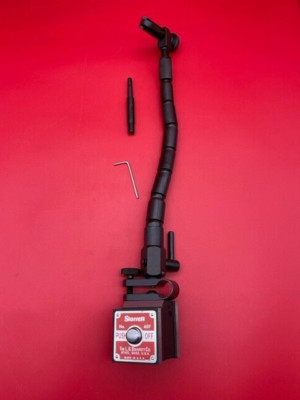 Starrett 657TW Magnetic Base with Flex-O-Post Assembly and Fine-Adj Att ...