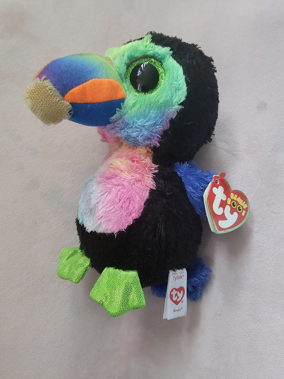 Ty Beanie Boo "BEAKS" Toucan Bird 5.25" Stuffed Toy 2017 (All Tags) | eBay