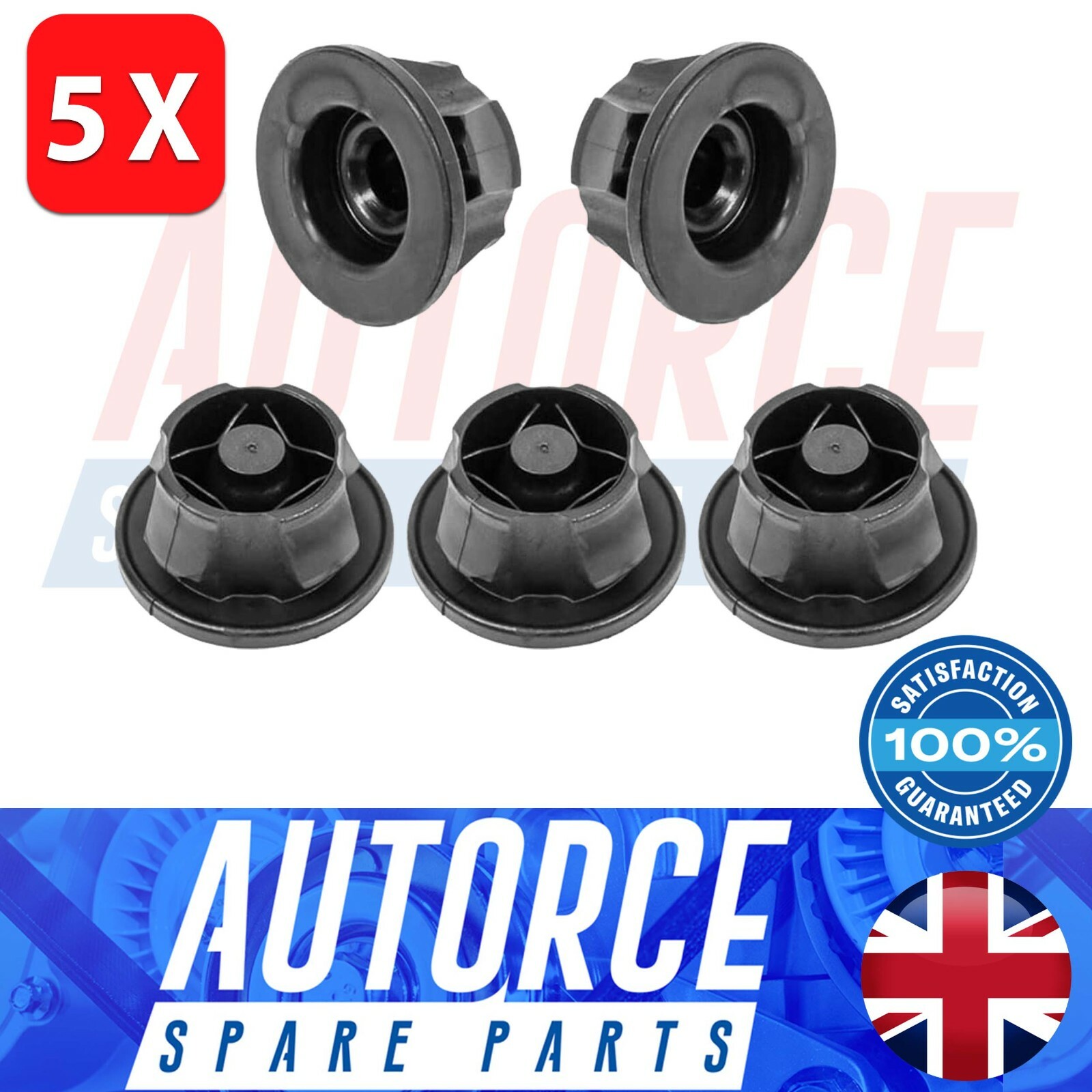 5x Engine Cover Grommets Bung Absorbers For Mercedes-Benz 6420940785 ...