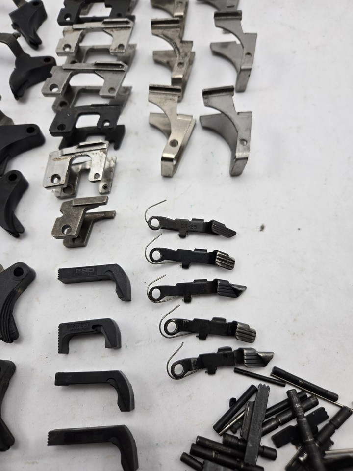 Lot Of Used Oem Aftermarket Glock Parts 19 17 22 23 Trigger Slide Stop ...