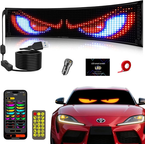 Devil Eyes Light for Cars, 15"x4" LED Car Windshield, 14.7x3.6 inch | eBay