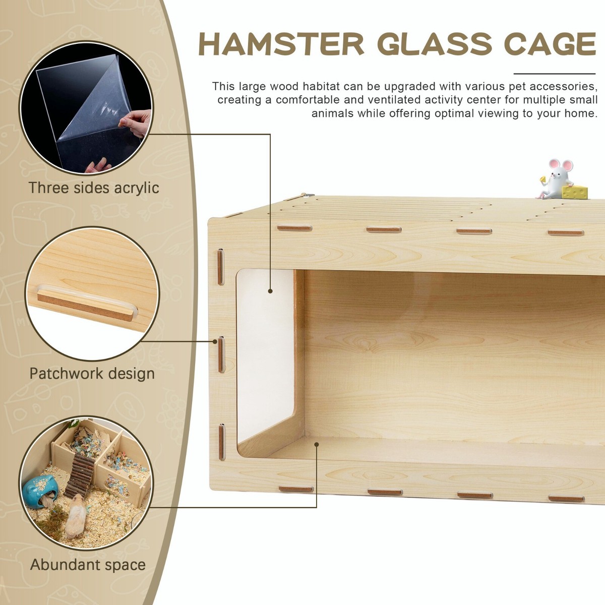 Hedgehog Glass Cage