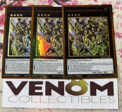 3x (VLP) - Primathmech Alembertian - MGED-EN030 - Gold Rare 1st Edition ...