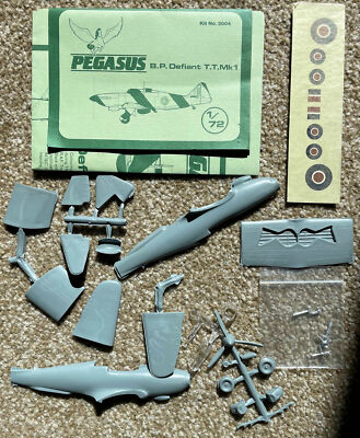PEGASUS 1/72-SCALE BOULTON PAUL DEFIANT TT.Mk.I TARGET TUG WW2 RAF KIT ...