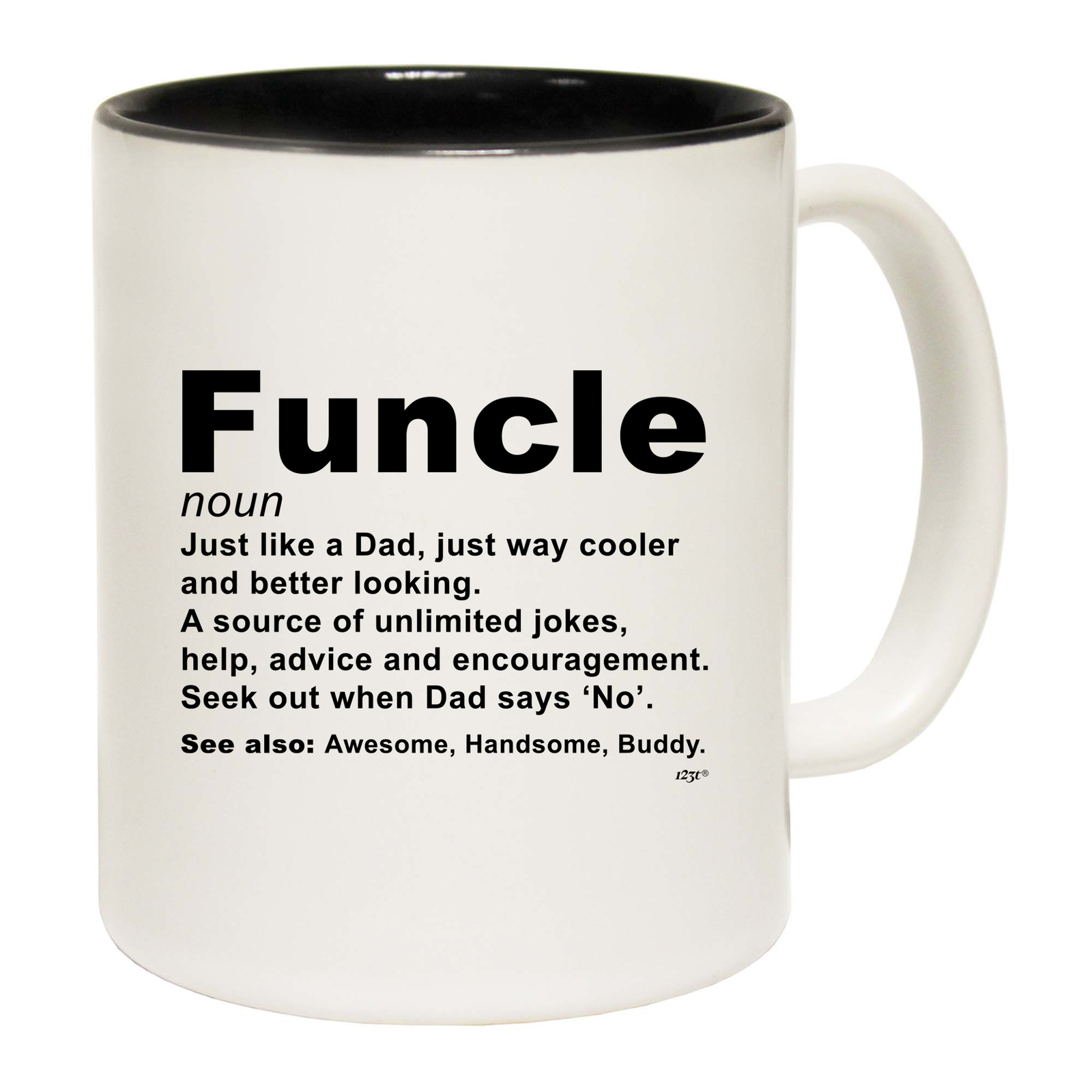 Funcle Noun Uncle GIFT BOXED Funny Mugs Novelty Coffee Mug Cup | eBay