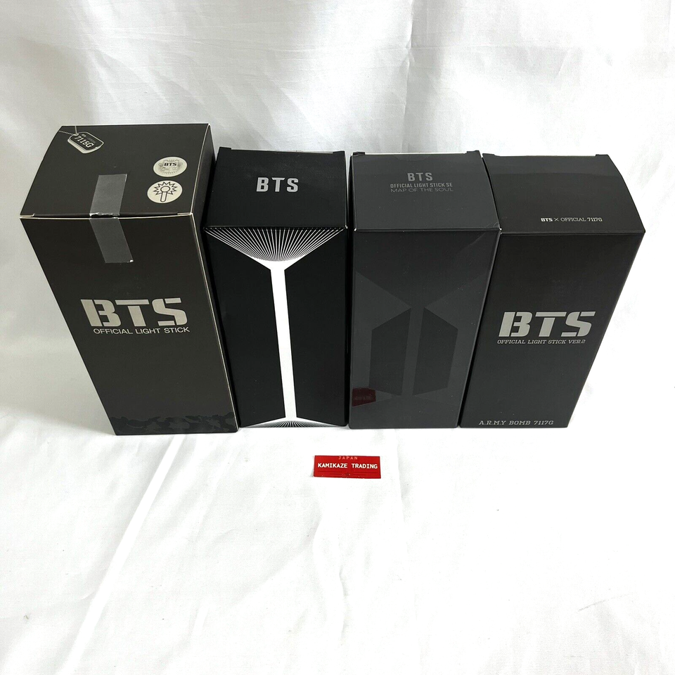 BTS Bangtan Boys Official Pen Light Stick ARMY Bomb Version 1 2 3 4 Set ...