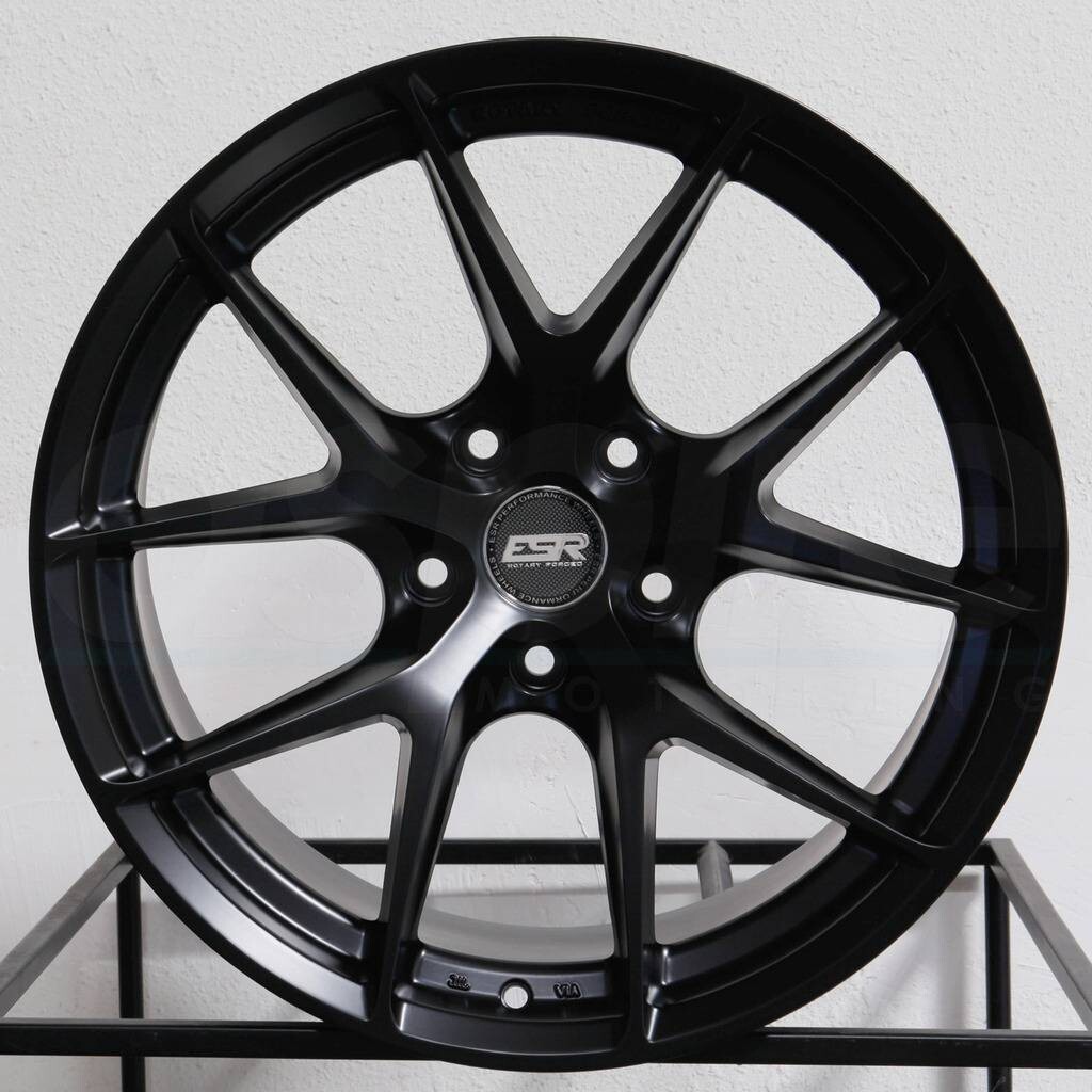 19x9.5 ESR RF2 5x114.3 35 Matte Black Wheels Rims Set(4) 72.56 | eBay