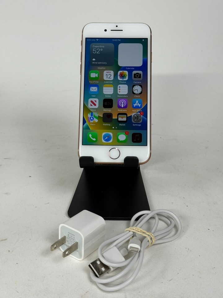 Apple iPhone 8 - 64GB - Gold (Unlocked) 80-89% Battery Health ...