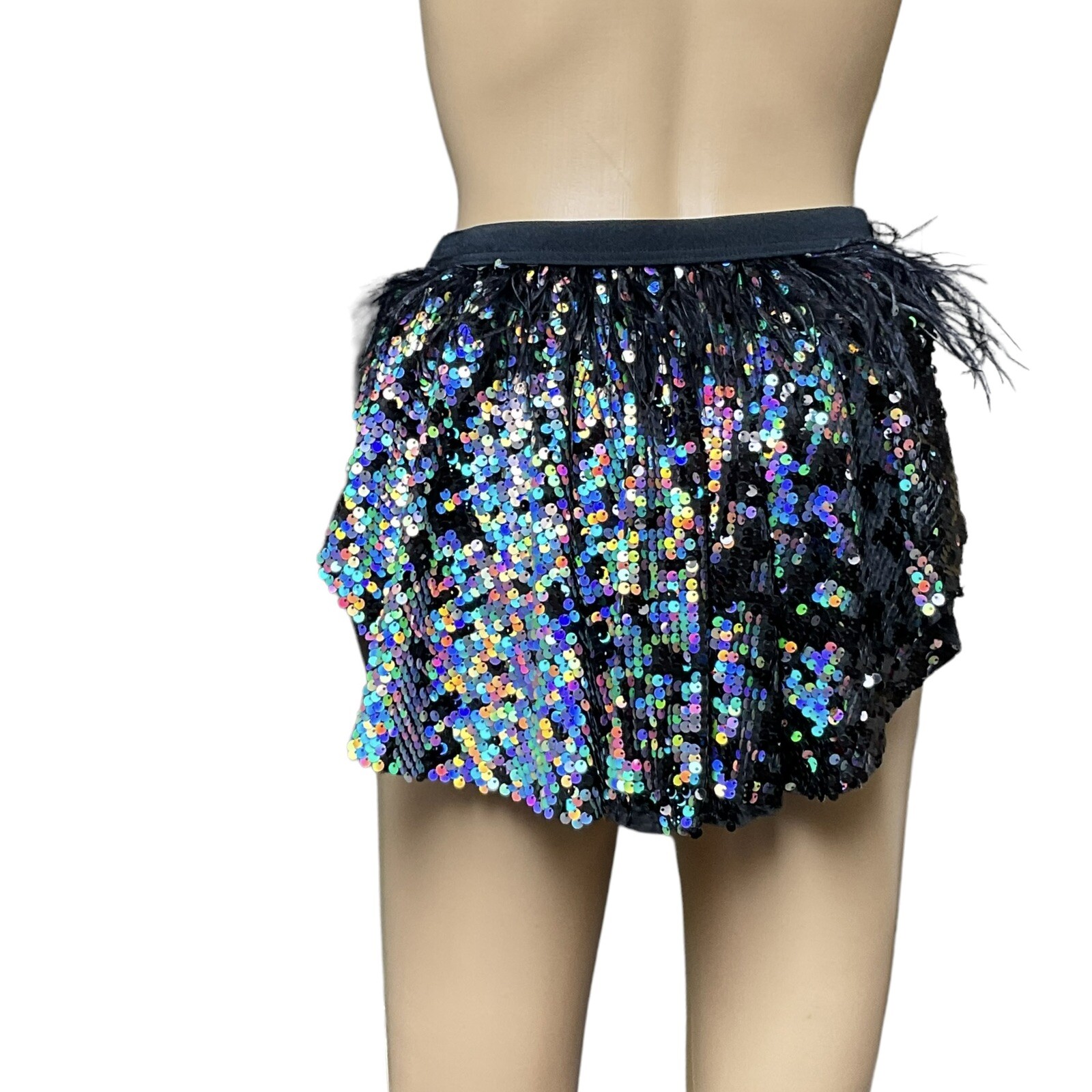 Weissman Dance Costume Sequin Skirt Performance Party… - Gem