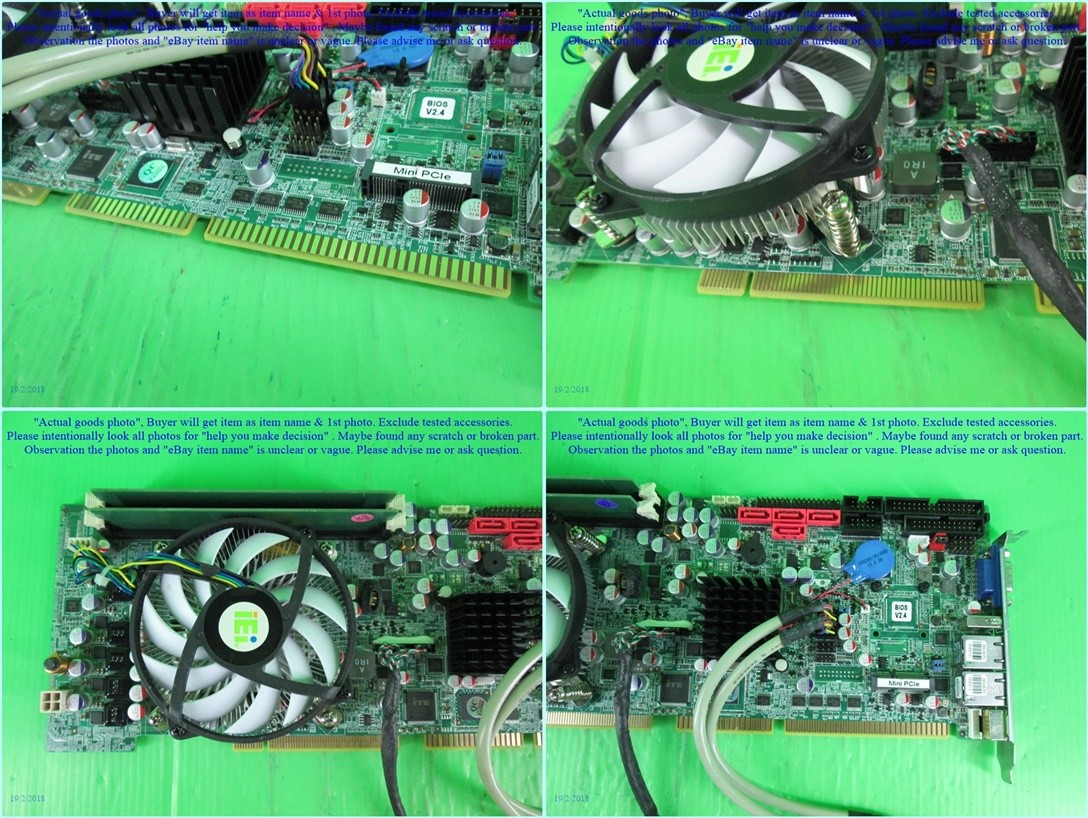 IEI WSB-H610-DVI-R10, CPU PICMG LGA1155 as photo, sn:0794, Tested ...