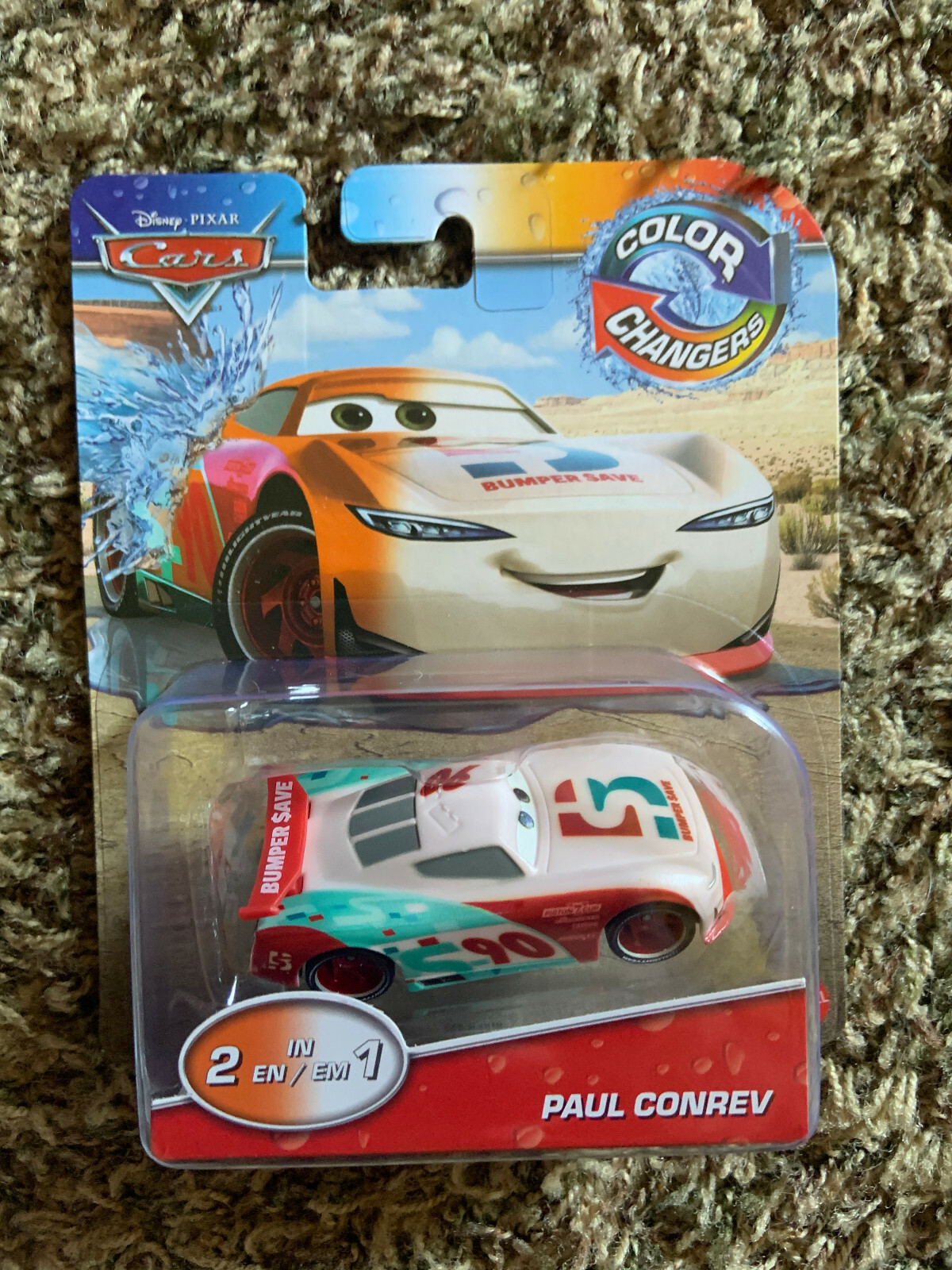 DISNEY PIXAR CARS COLOR CHANGERS PAUL CONREV BUMPER SAVE 2020 SAVE 6% ...