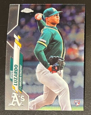 2020 Topps Chrome Jesus Luzardo 5 A's Rookie Card RC! | eBay