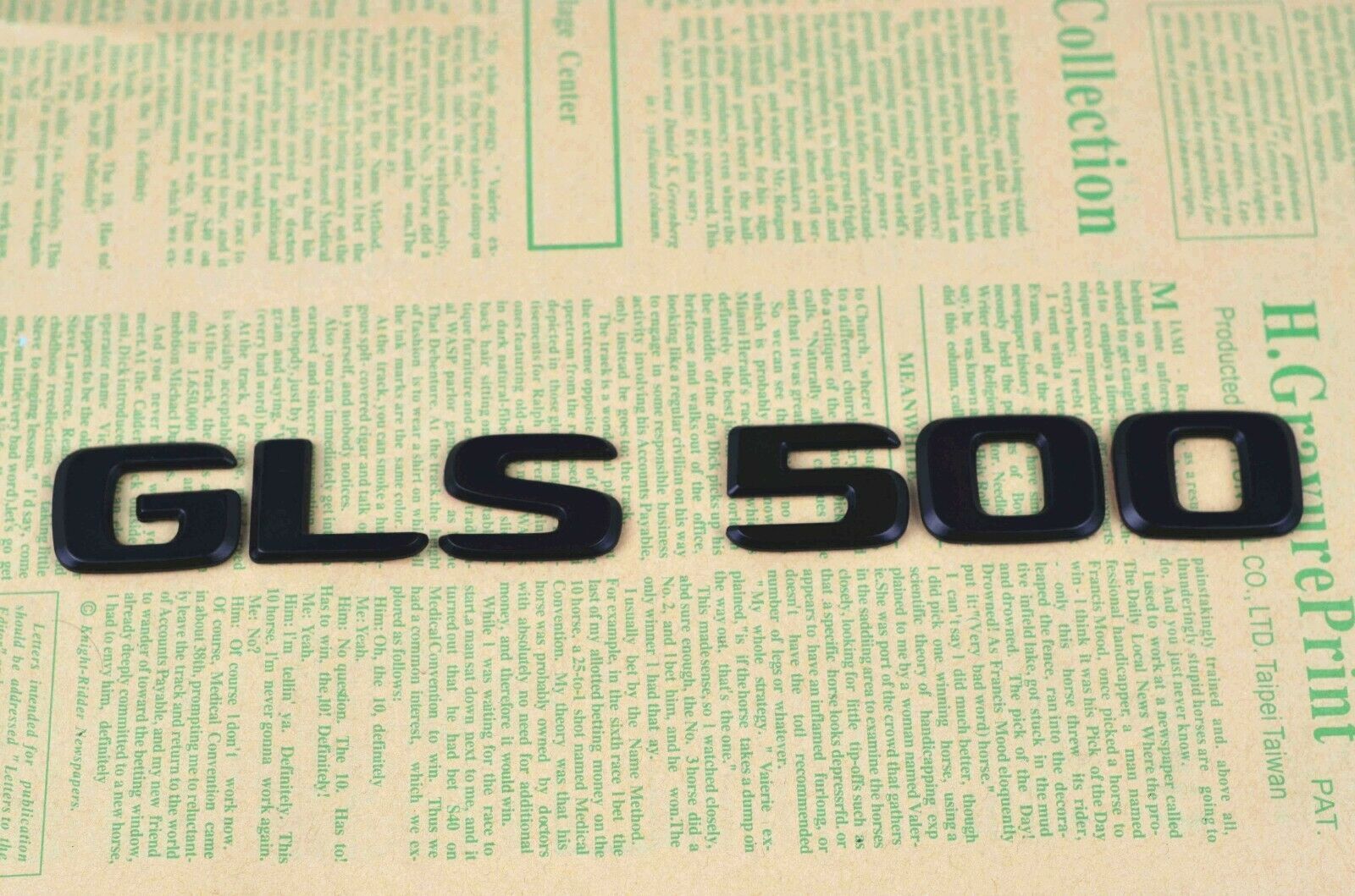 NEW GLS500 GLS-Class Car Adhesive lettering Emblem Badge Sticker Matt ...