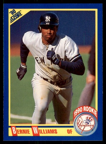 1990 Score Bernie Williams Rookie Baseball Cards #619 | eBay