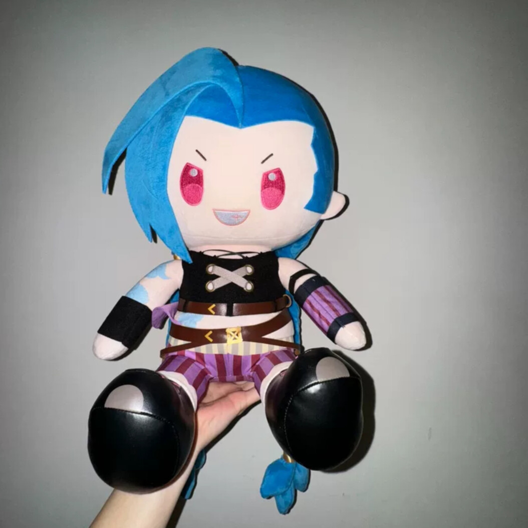 IN STOCK Official League of Legends LOL Arcane Jinx Short Plush Toy ...
