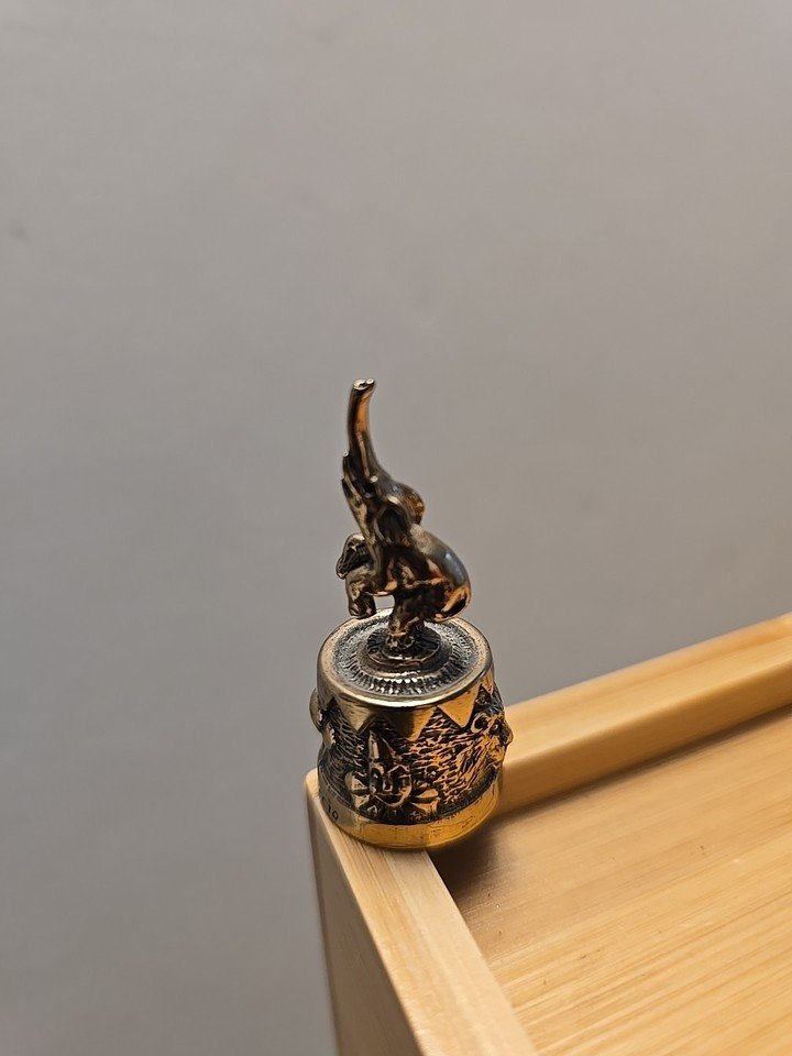 Daniel Riccio 1990 Bronze Circus Thimble Miniature Collectable | eBay