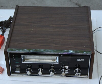 Vintage Craig Pioneer Stereo 8 Track Deck Player 3306 works | eBay